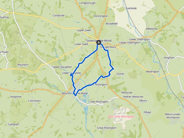 Bourton-on-the-Water & Stow-on-the Wold loop — The Cotswolds | hike | Komoot